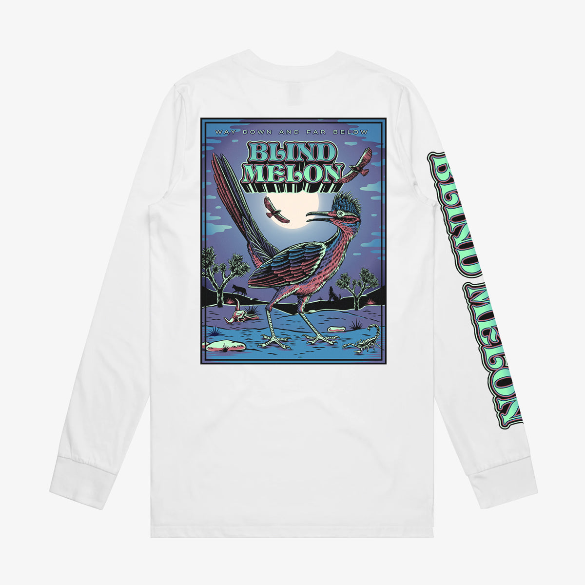 Roadrunner Long Sleeve (White) – Blind Melon Official Shop