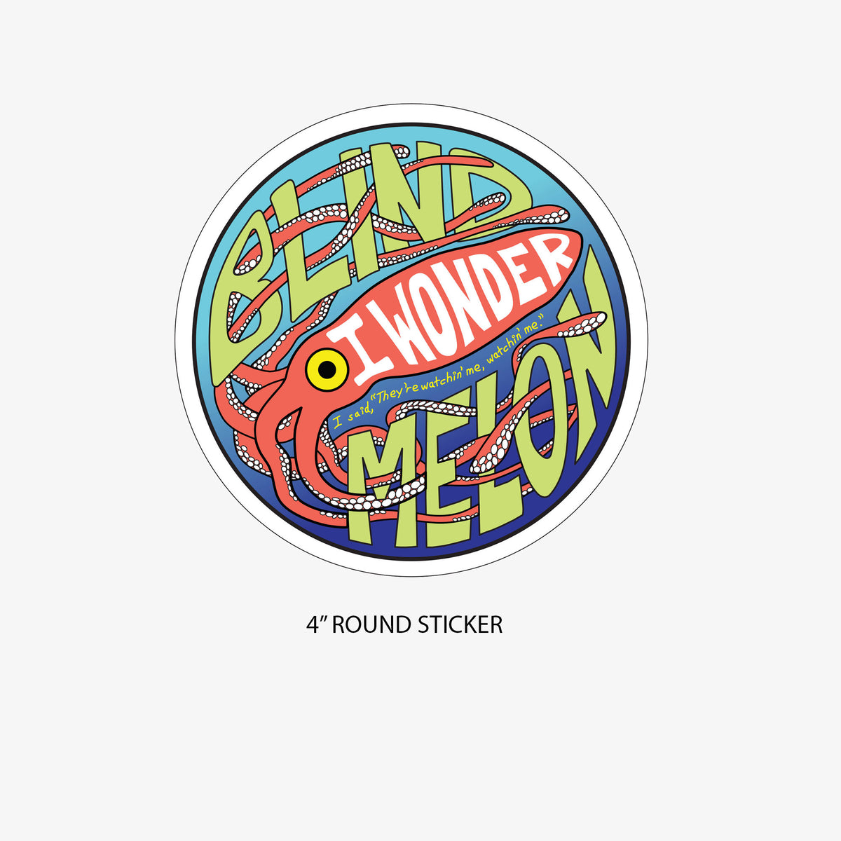 I Wonder Sticker – Blind Melon Official Shop